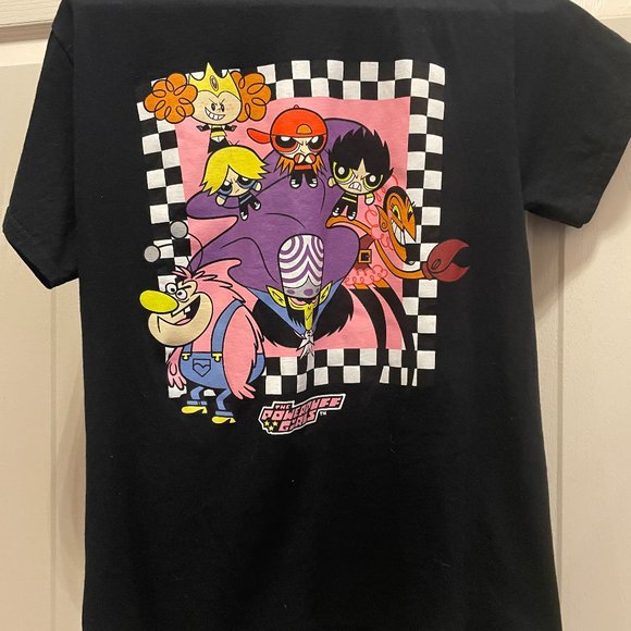 Tops | Powder Puff Girl Power Short Sleeve Womens Shirt Sz S Girl Power ...